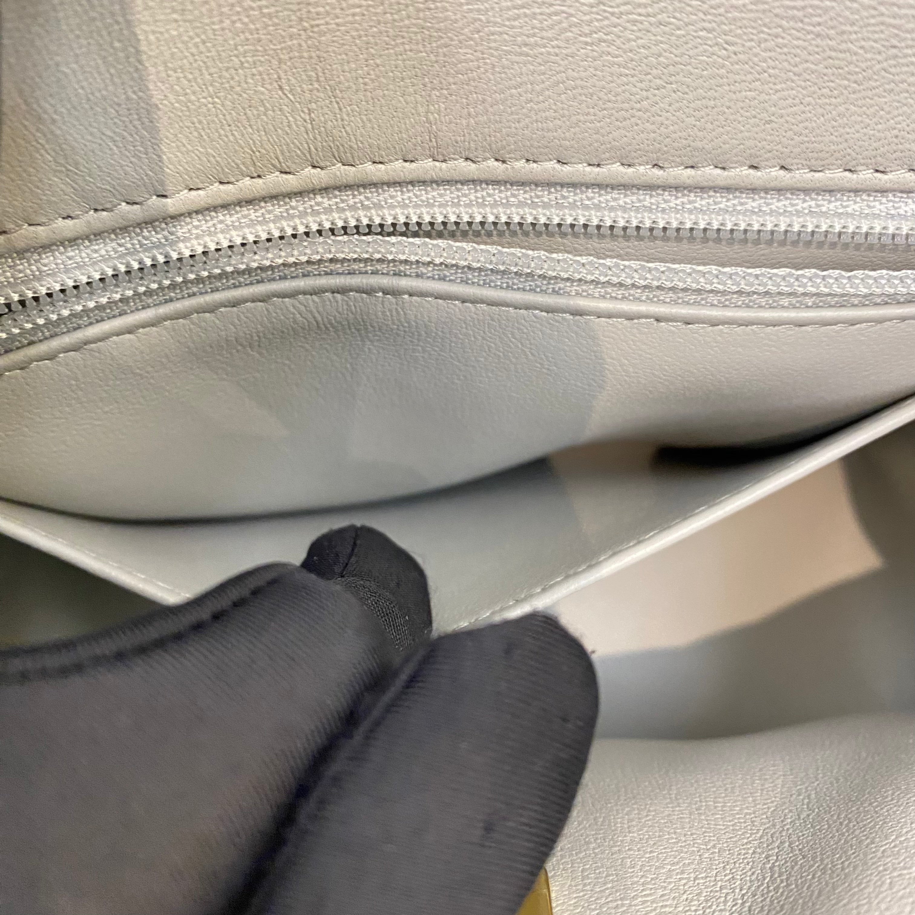 Chanel MINI SQUARE Boy IN Grey Blue